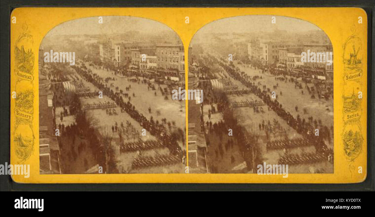 Pennsylvania Ave, Inauguration Day, A, from Robert N. Dennis collection ...