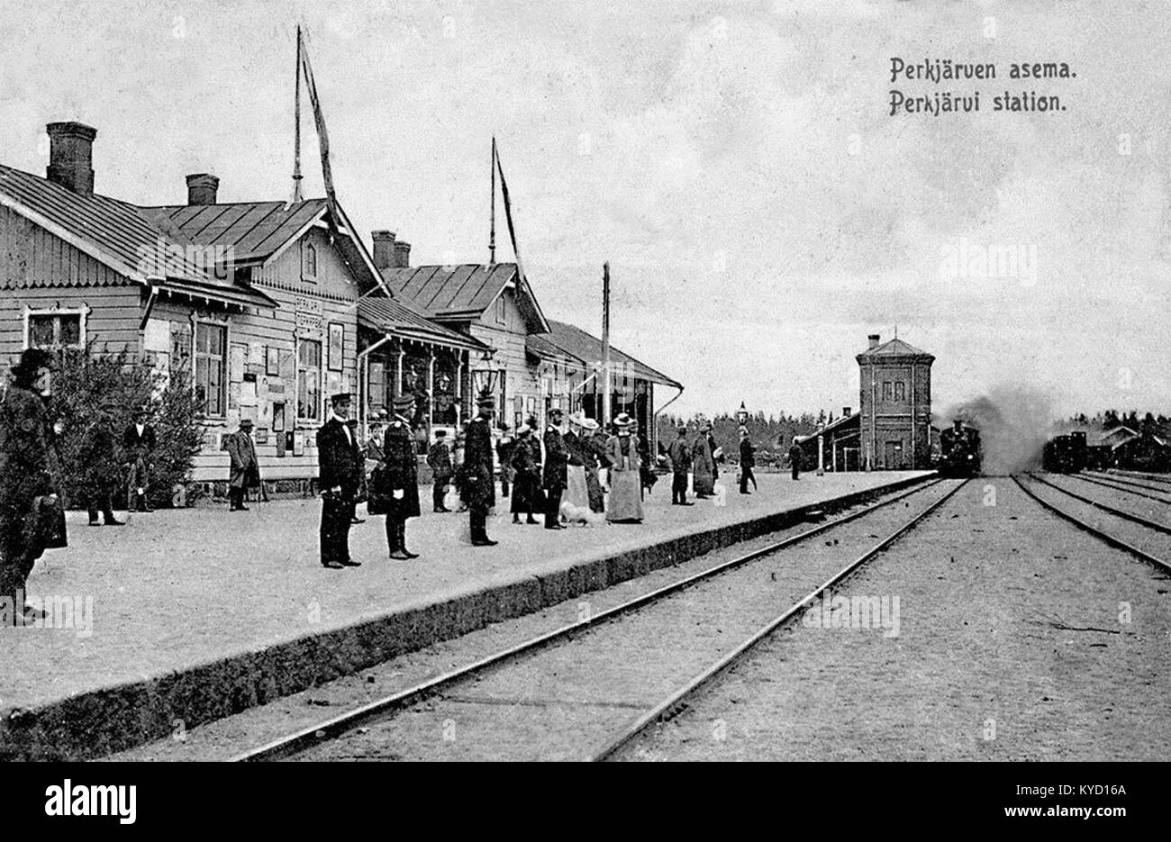 Perkjärvi Railway Station in Finland served as an important part of the ...