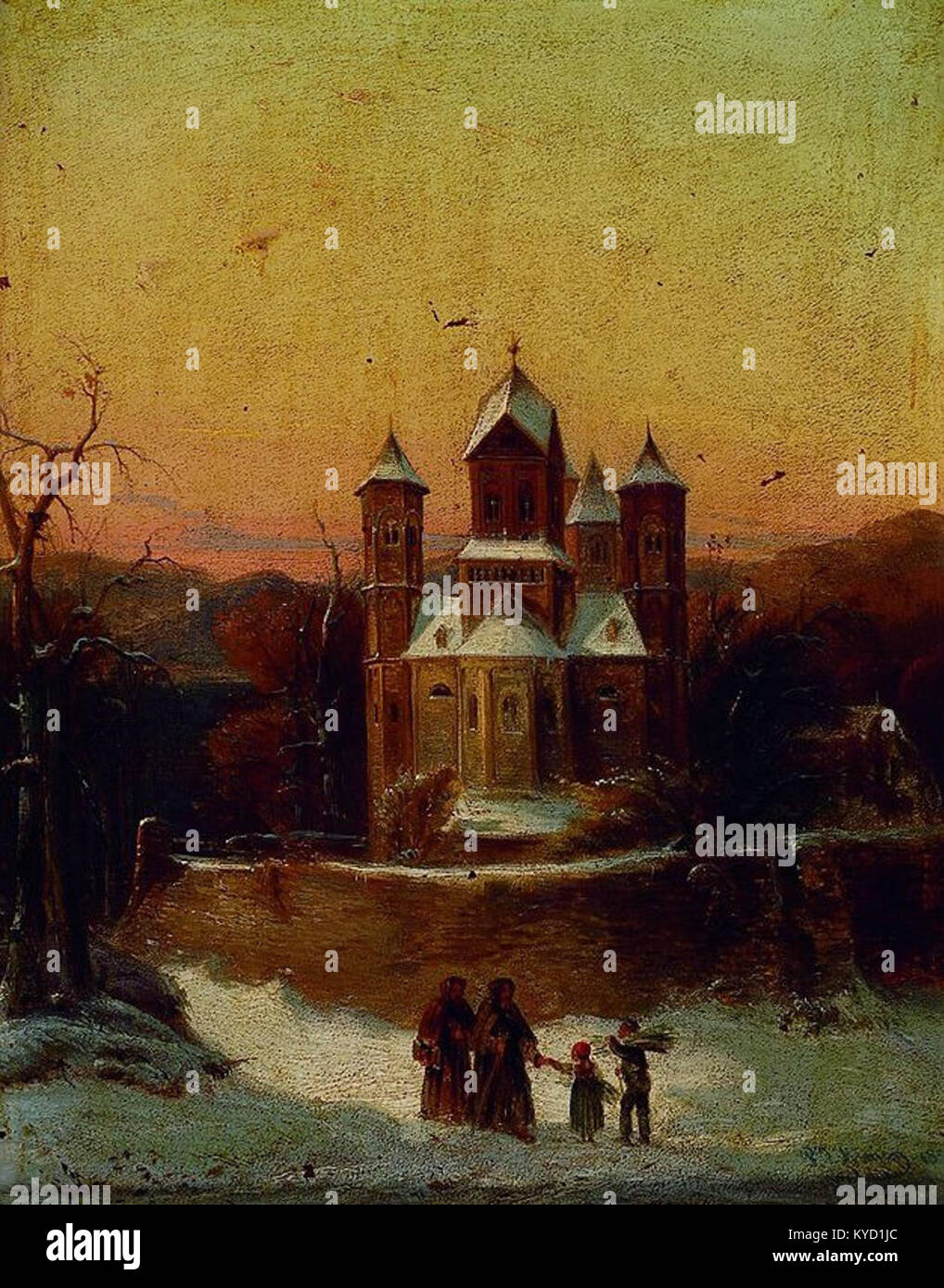 Peter Joseph Minjon (1816-1898) was a German landscape painter of the ...