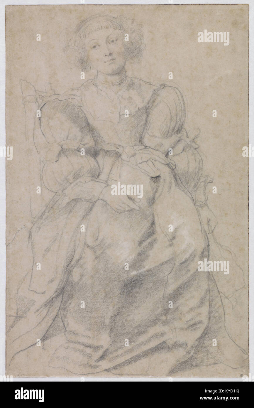 Peter Paul Rubens - Portrait of Hélène Fourment - Google Art Project ...