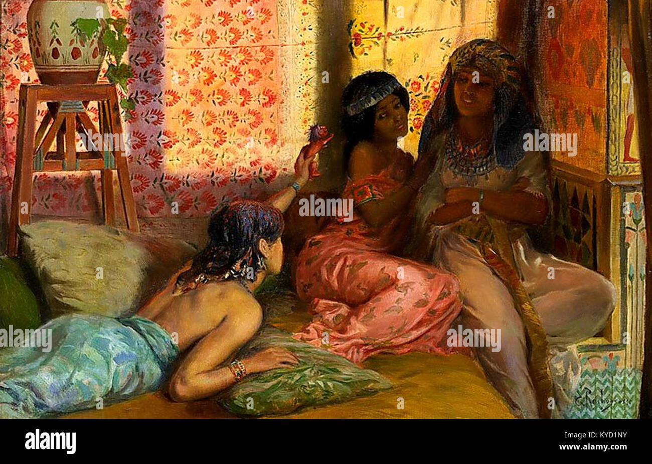‘Petit épouvantail’ by Georges-Antoine Rochegrosse is a painting that ...
