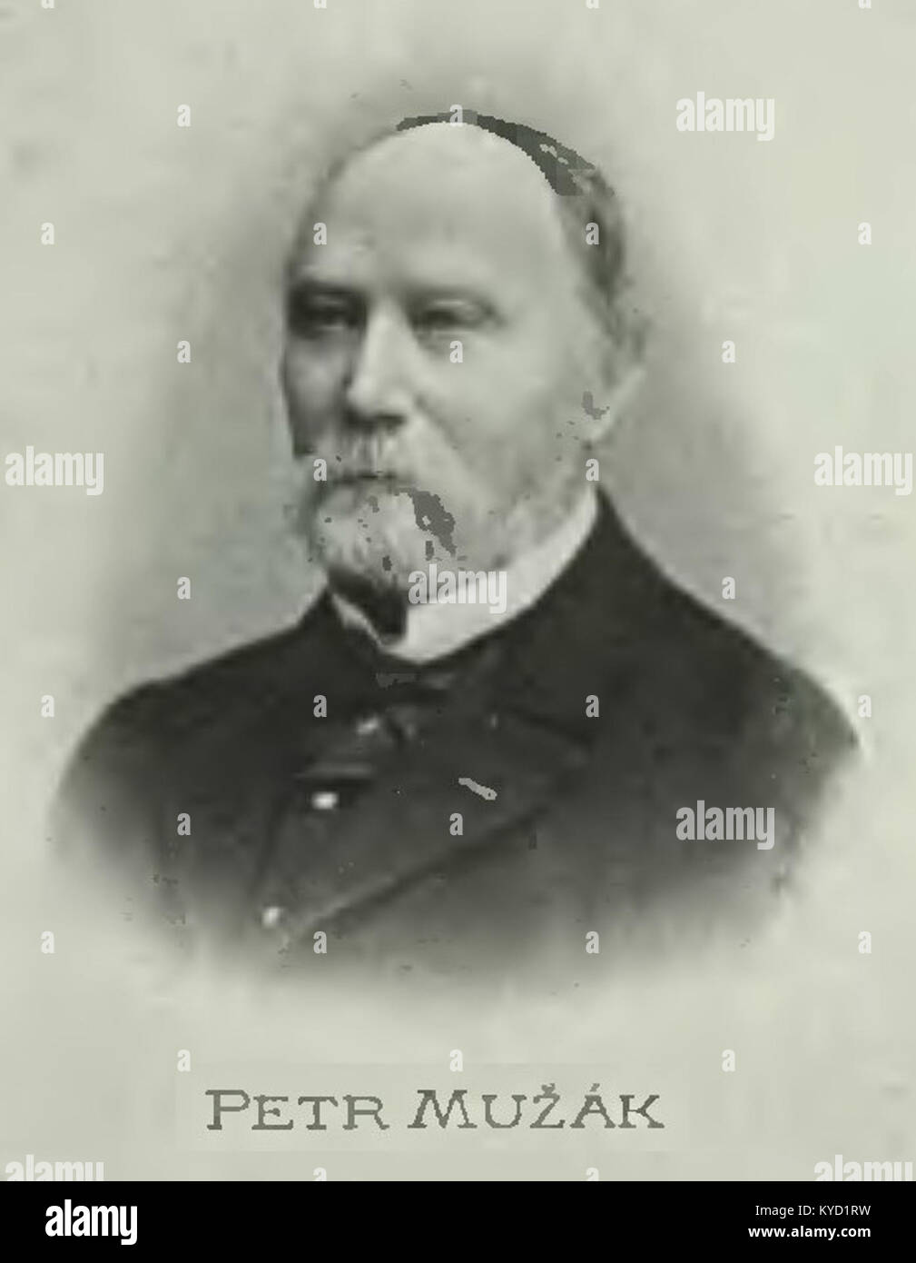 Petr Muzík is a historical figure in Czech culture. The image captures ...