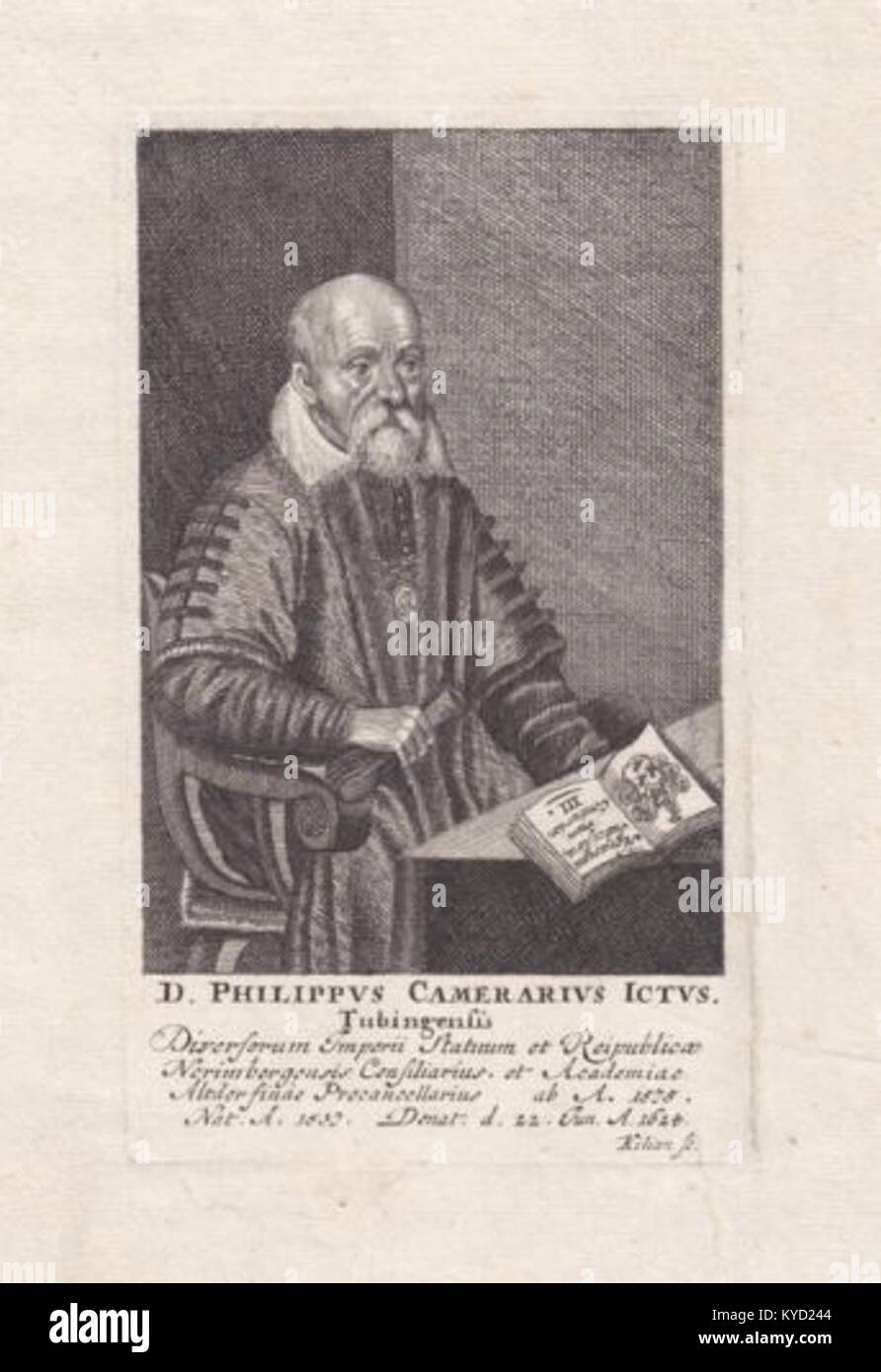 Philipp Camerarius (1537–1624) was a German jurist, scholar, and Vice ...