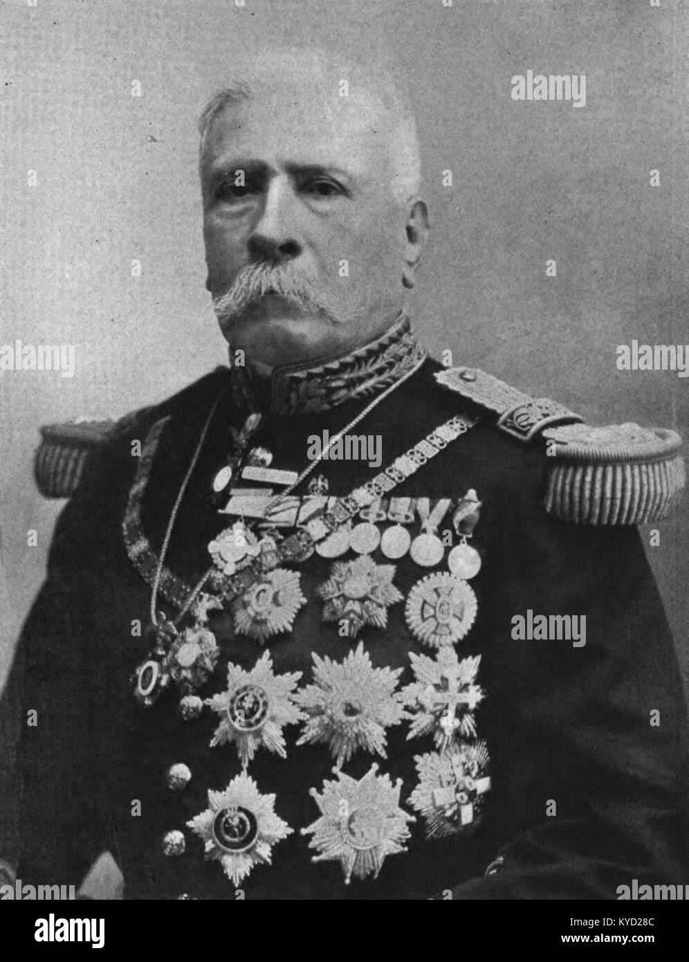 A portrait photograph of Porfirio Díaz, President of Mexico, known for ...