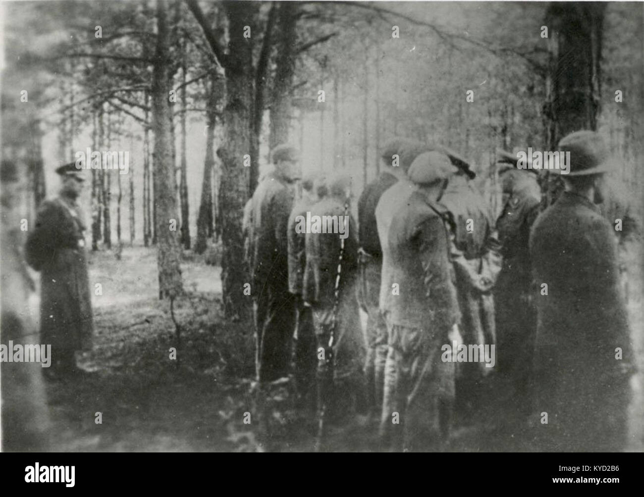A historical record referencing the Piaśnica massacre in northern ...