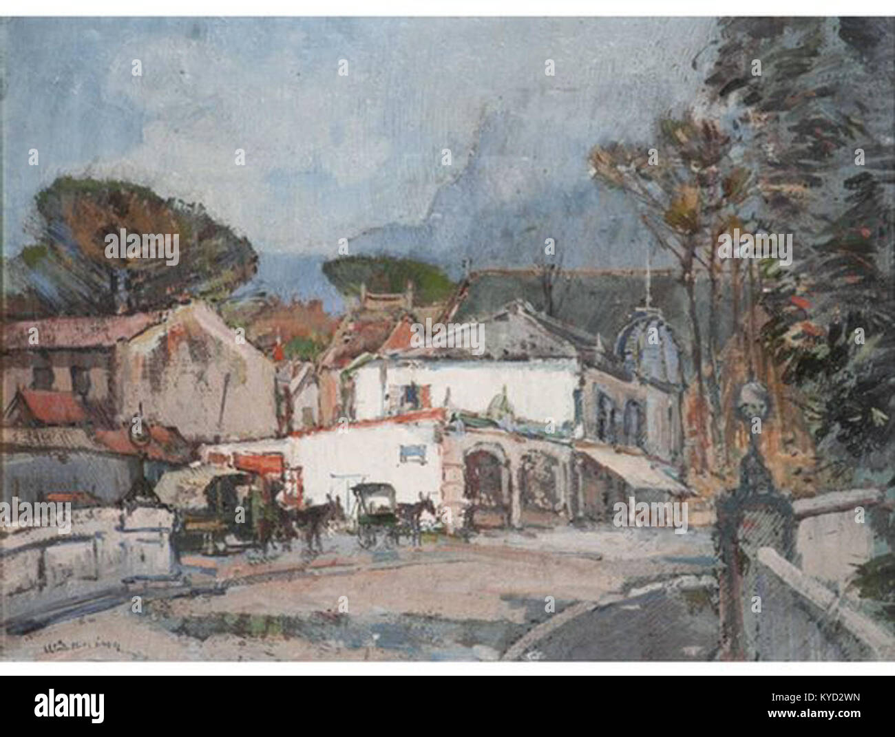 Pieter Willem Frederick Wenning (1873-1921) The Bridge, Rondebosch ...