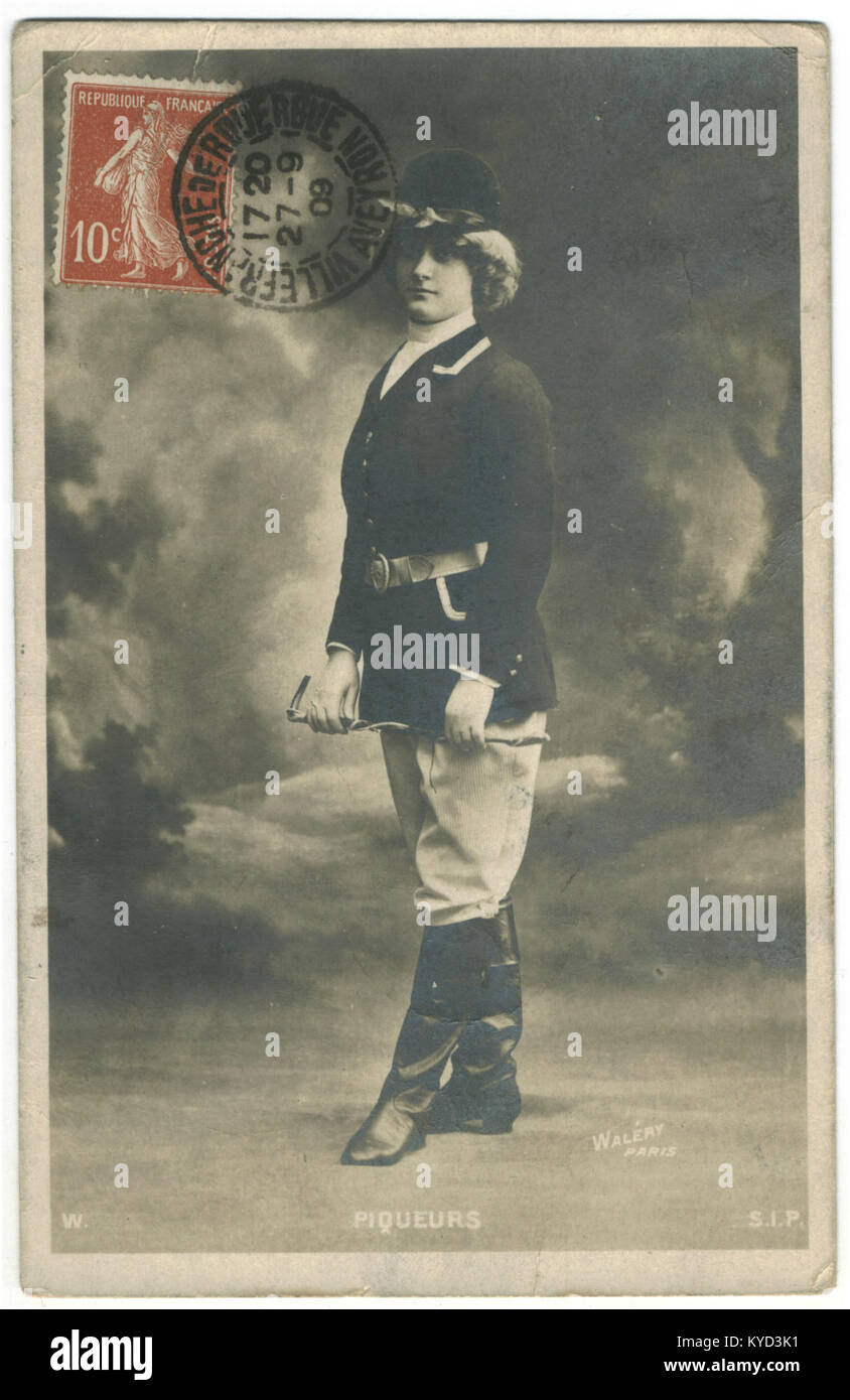 ‘PIQUEURS SIP’ by W. Waléry is a circa-1905 photograph showing mounted ...