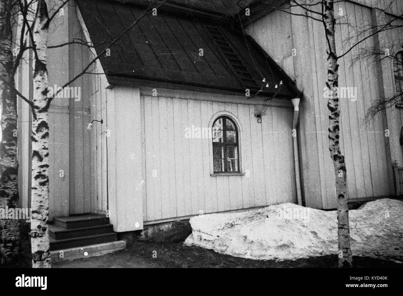 This image shows the Piteå City Church in Sweden, a significant ...