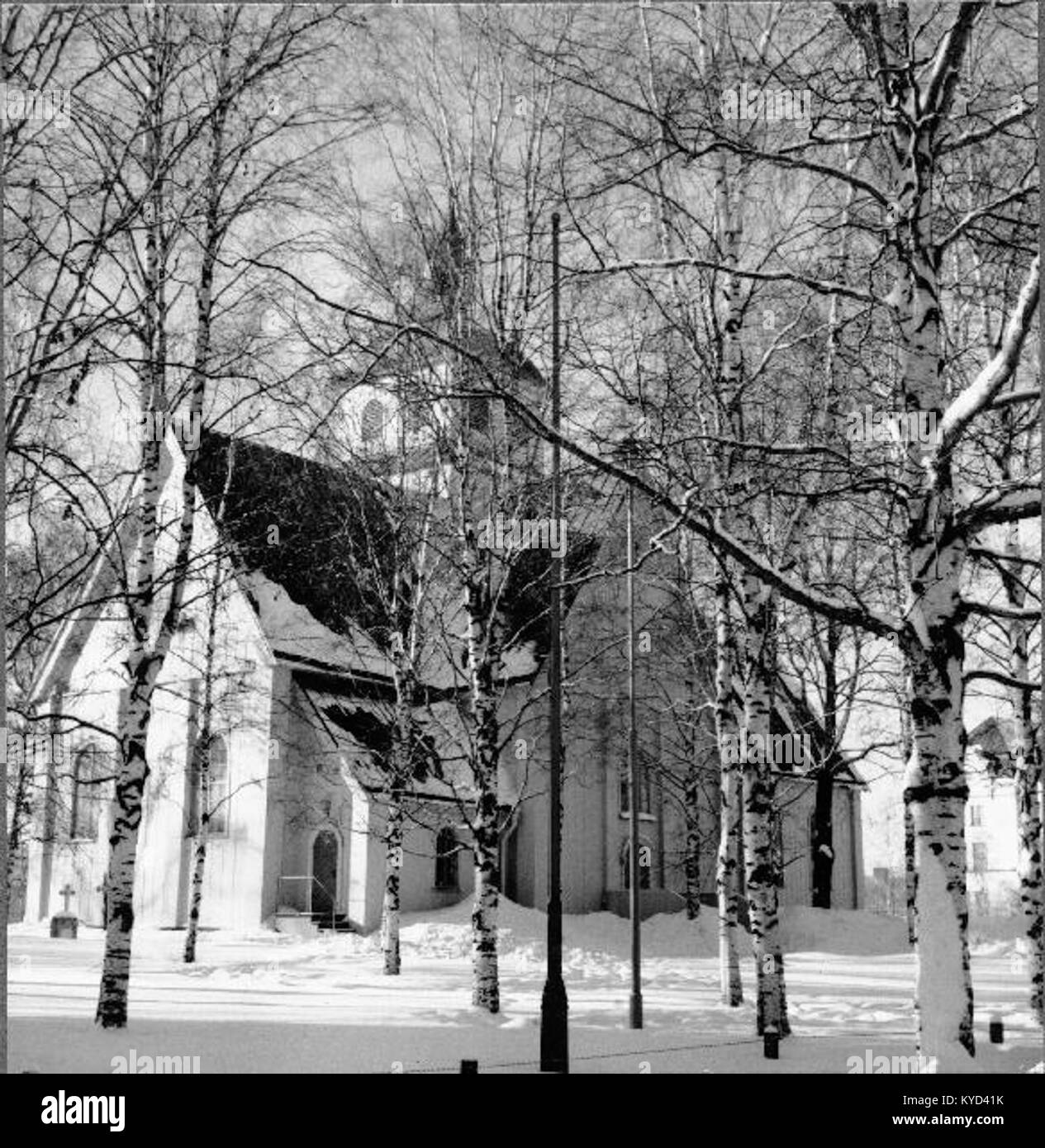 A photograph of Piteå City Church, Sweden, illustrating its design and ...
