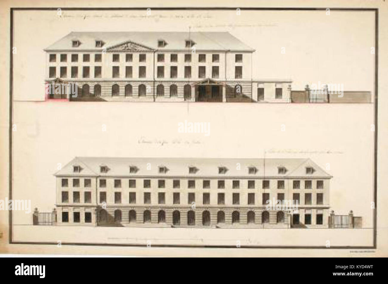 18th century french architecture hi-res stock photography and images ...