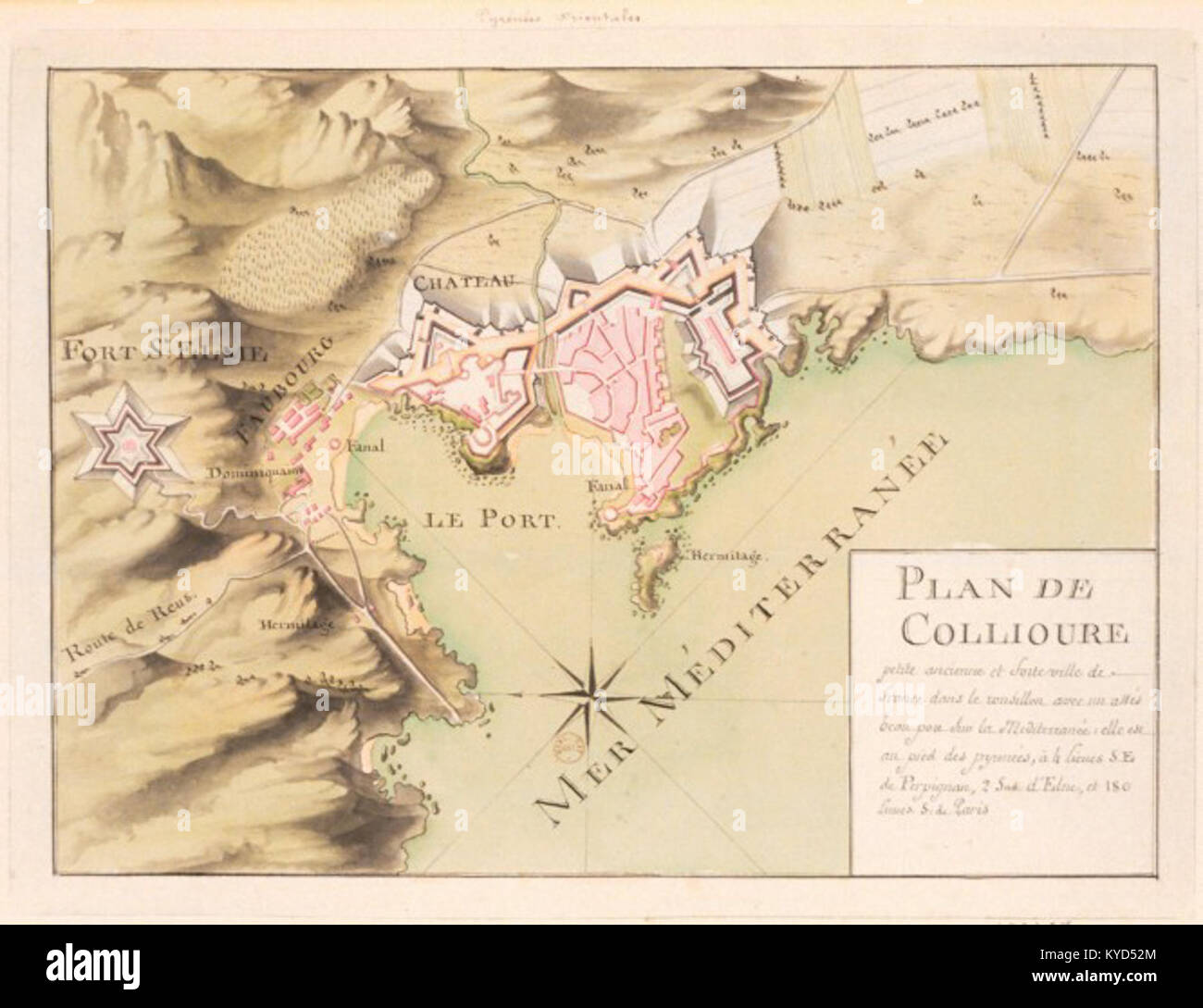 18th century french coastal fortifications hi-res stock photography and ...
