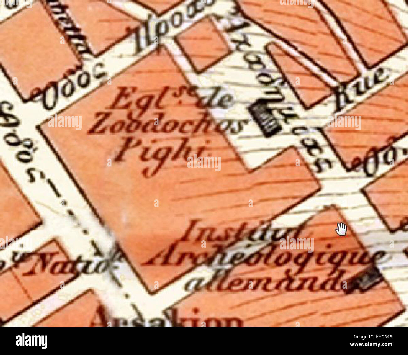 This plan from 1837, drawn by Aldenhoven, illustrates the layout of ...