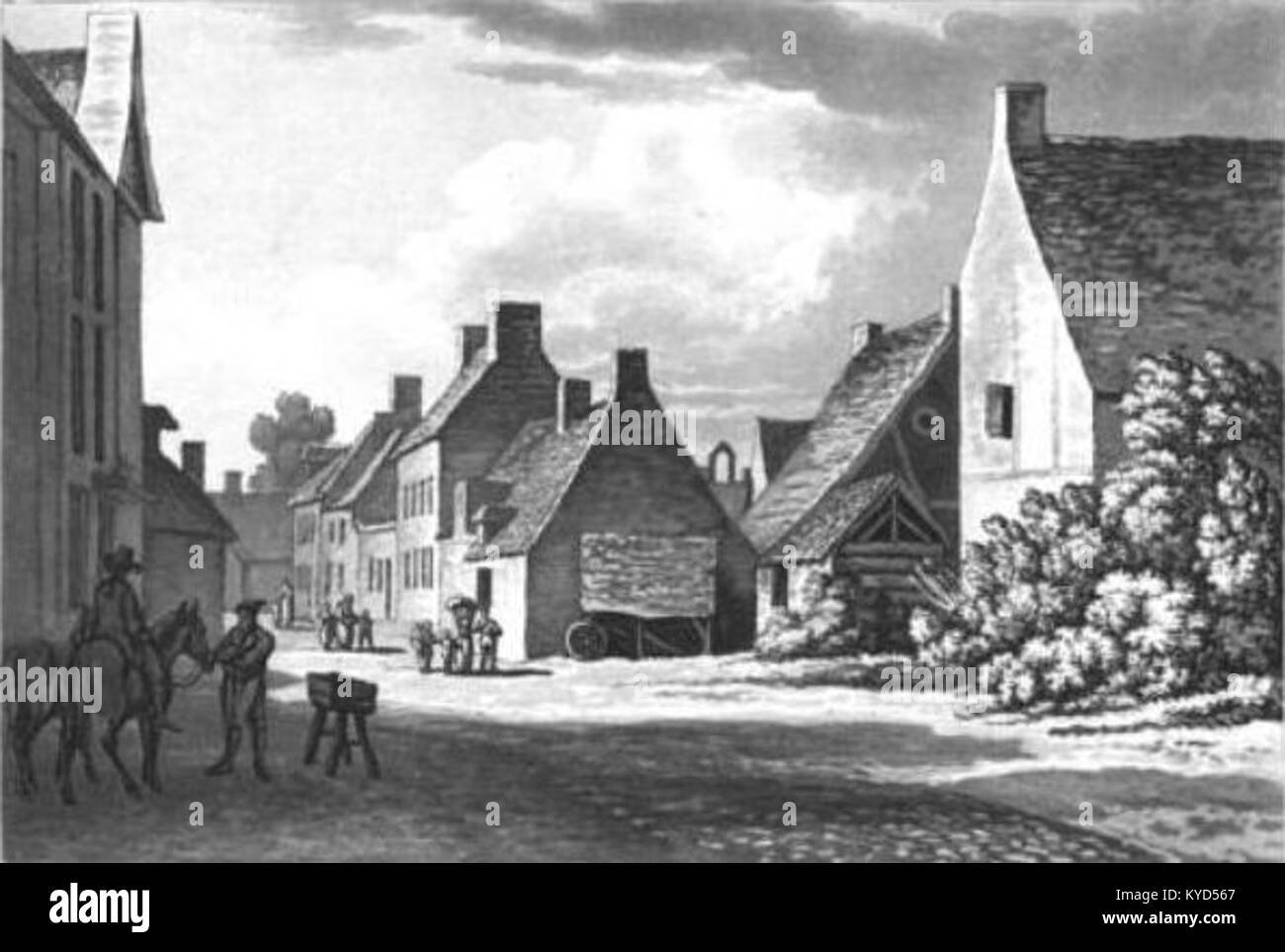 19th century travel architecture studies Black and White Stock Photos ...