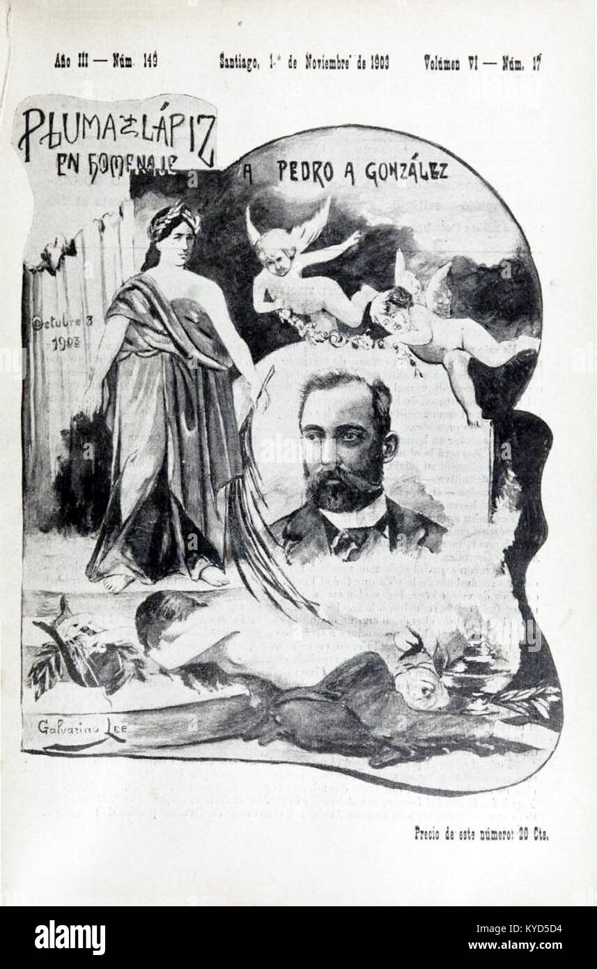 This artwork titled 'Pluma y Lápiz' pays tribute to Pedro A González ...