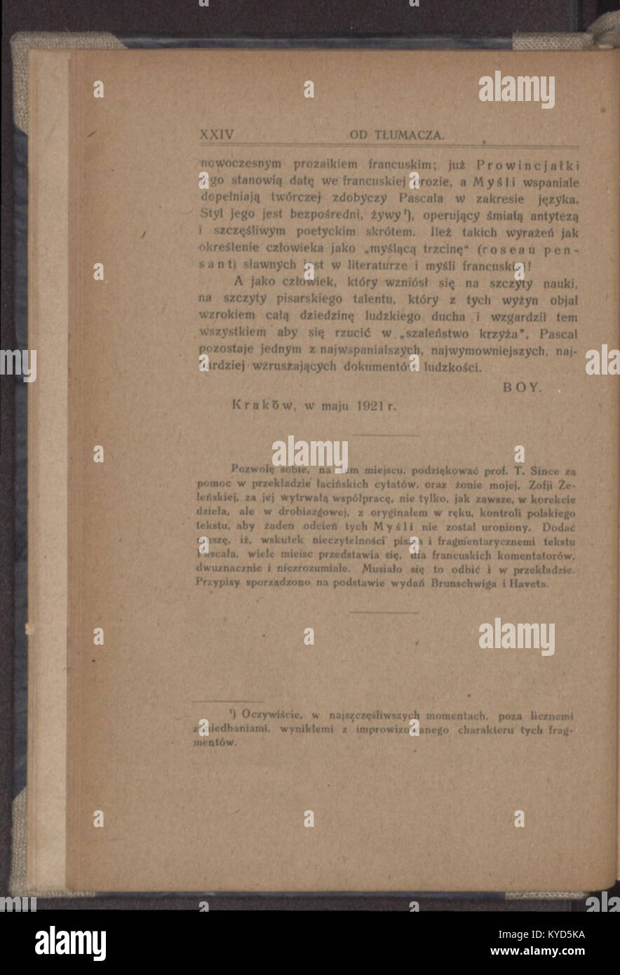 PL Blaise Pascal-Myśli 028 Stock Photo - Alamy