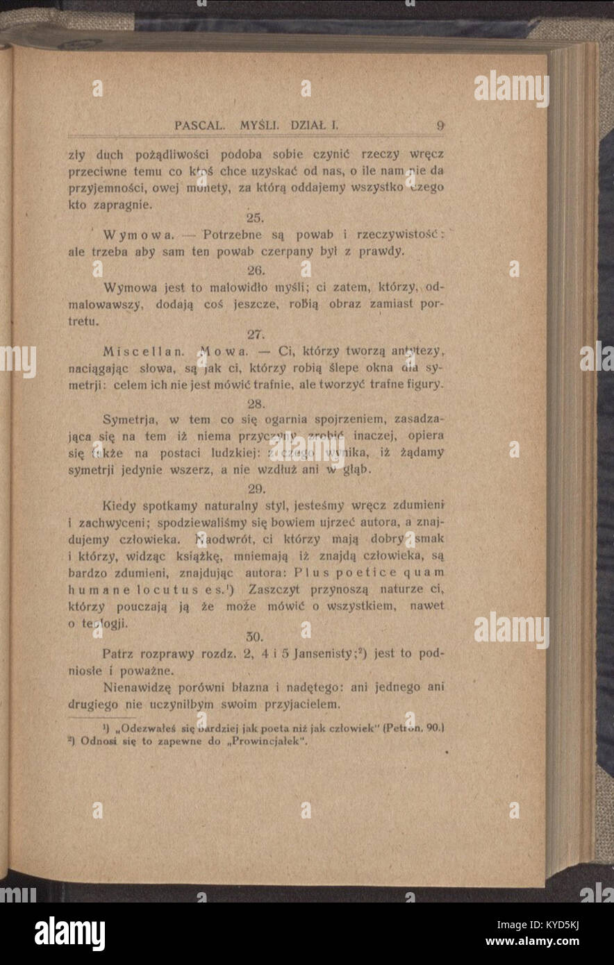 PL Blaise Pascal-Myśli 037 Stock Photo - Alamy