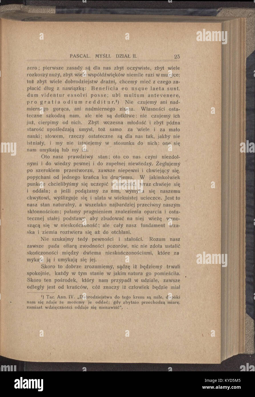 PL Blaise Pascal-Myśli 051 Stock Photo - Alamy