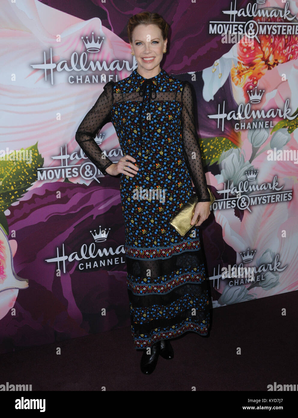 Pasadena, United States. 13th Jan, 2018. Sarah Jane Morris. Hallmark ...