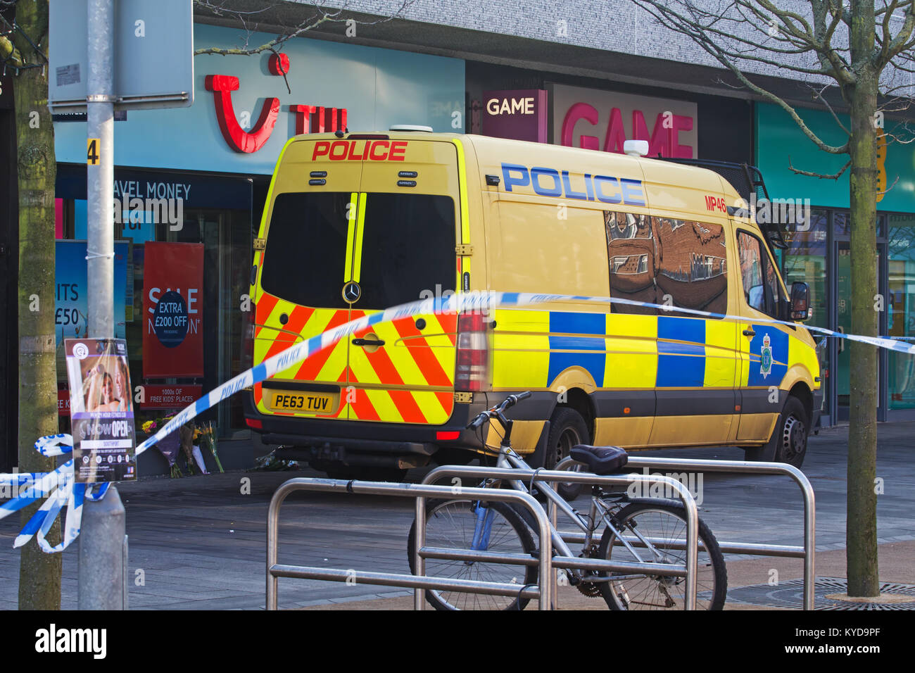 Scene Police Cordon Van High Resolution Stock Photography and Images ...