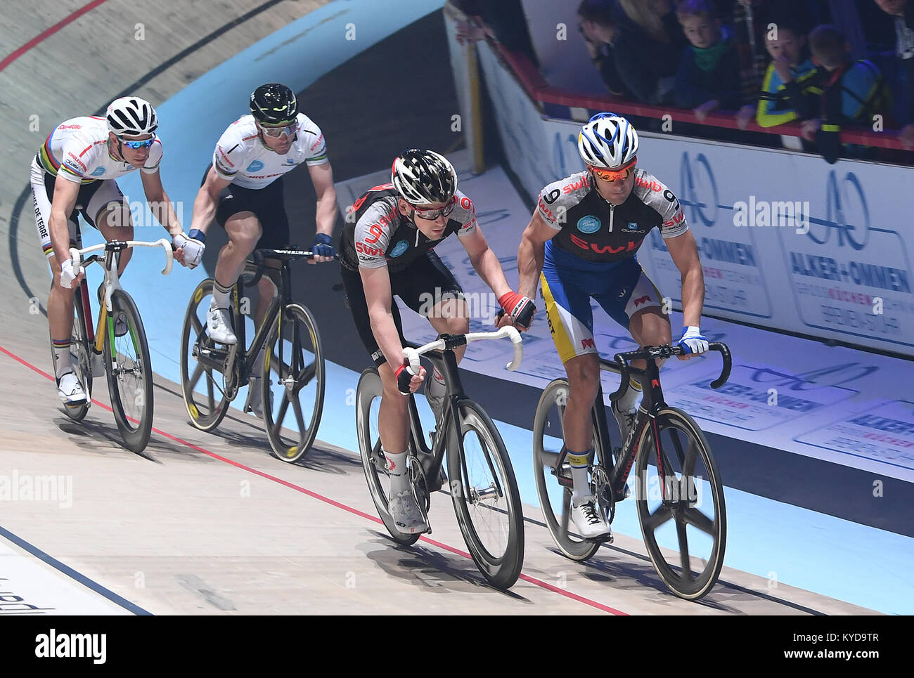 Bremen, Germany. 14th Jan, 2018. German professional cyclist Theo ...