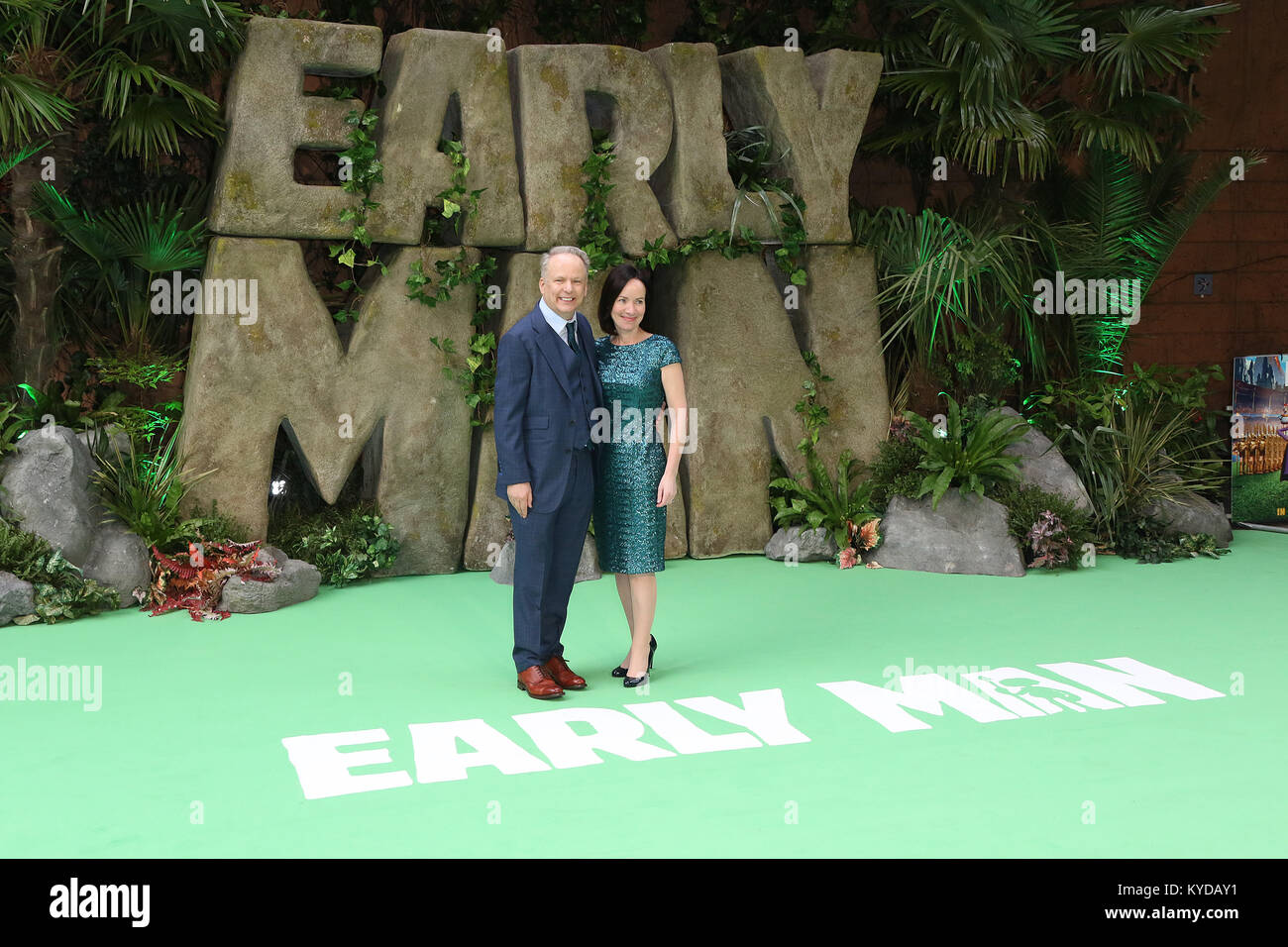 London, UK. 14th January, 2018. Nick Park, Mags Connolly, Early Man ...