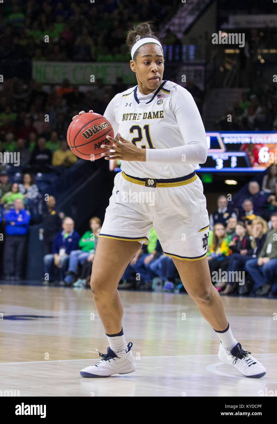 South Bend, Indiana, USA. 14th Jan, 2018. Notre Dame forward Kristina ...