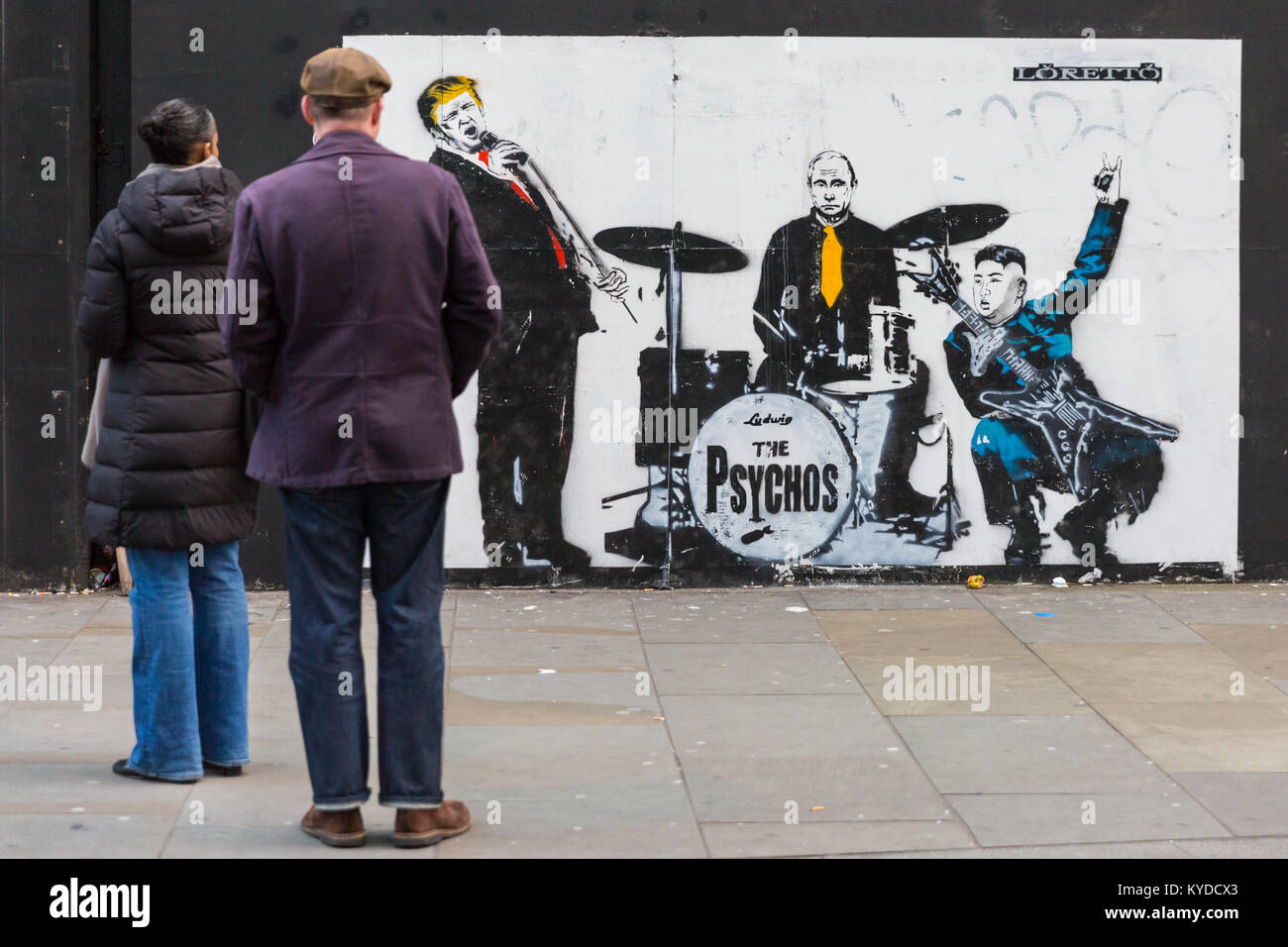 Loretto graffiti art hi-res stock photography and images - Alamy