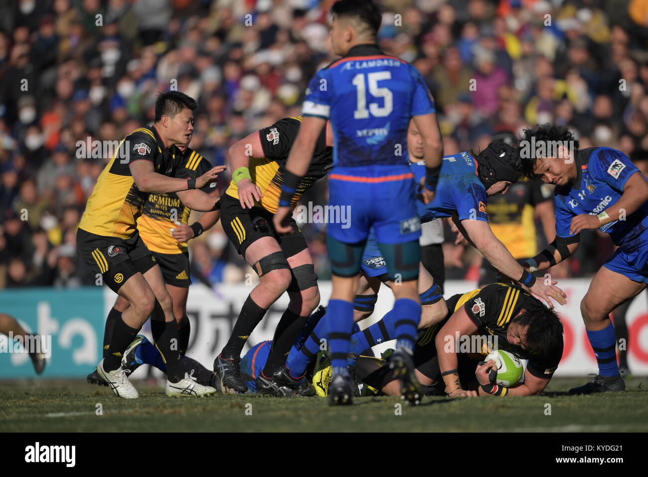 Tokyo, Japan. 13th Jan, 2018. Shinya Makabe Rugby : Japan Rugby Top ...