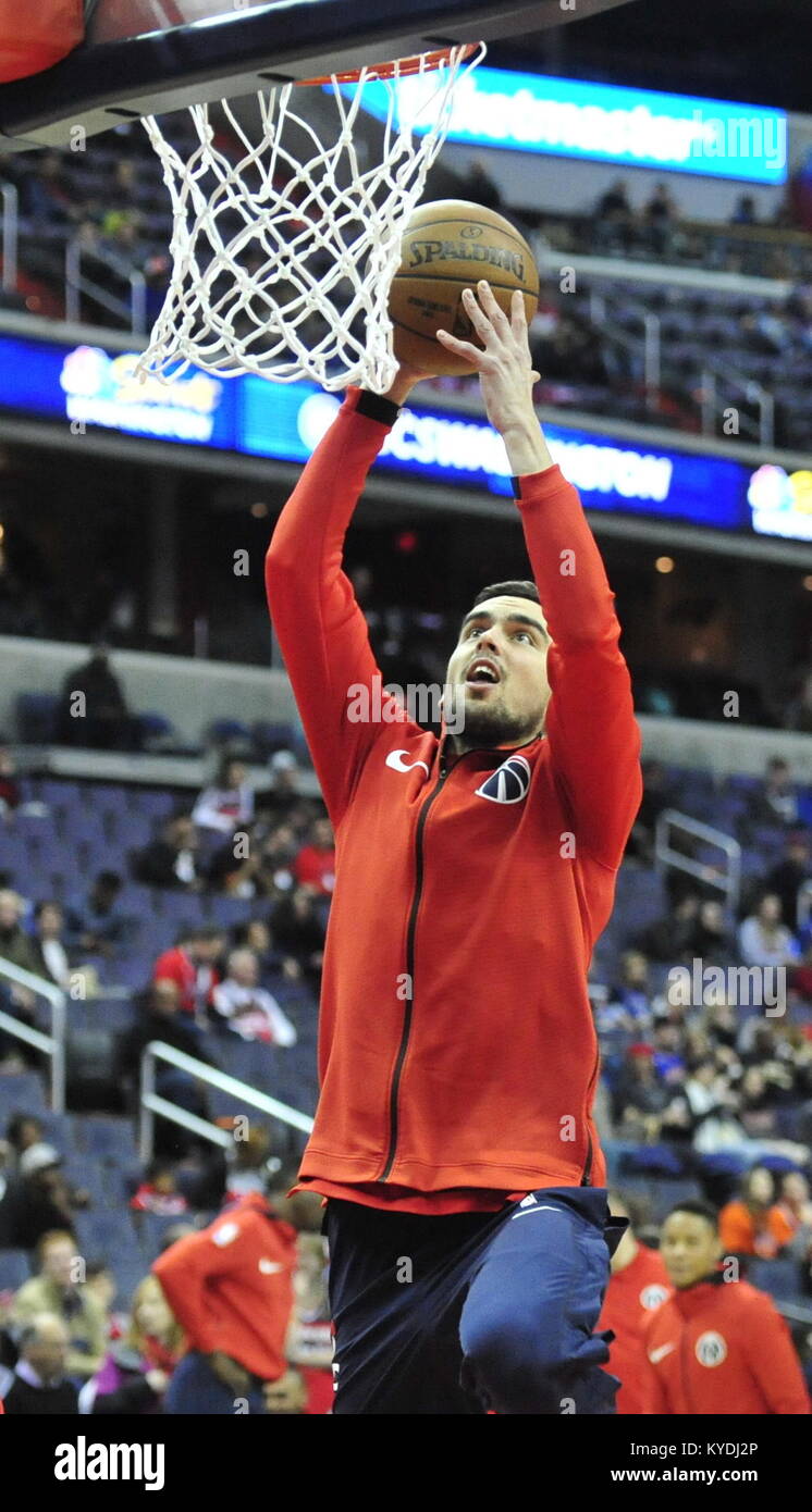 Washington, United States. 04th Jan, 2018. Tomas Satoransky (Washington ...