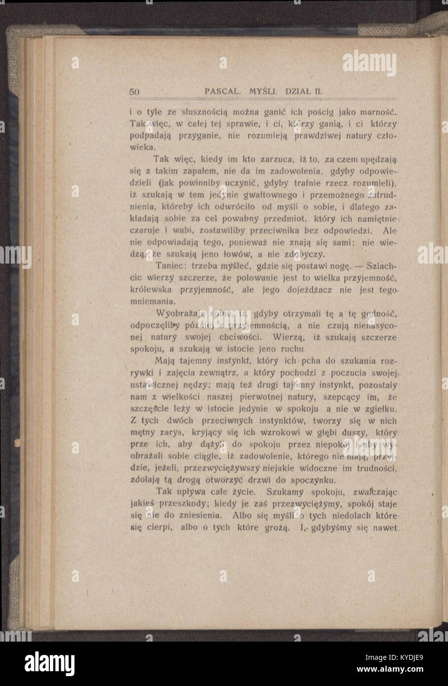 PL Blaise Pascal-Myśli 078 Stock Photo - Alamy