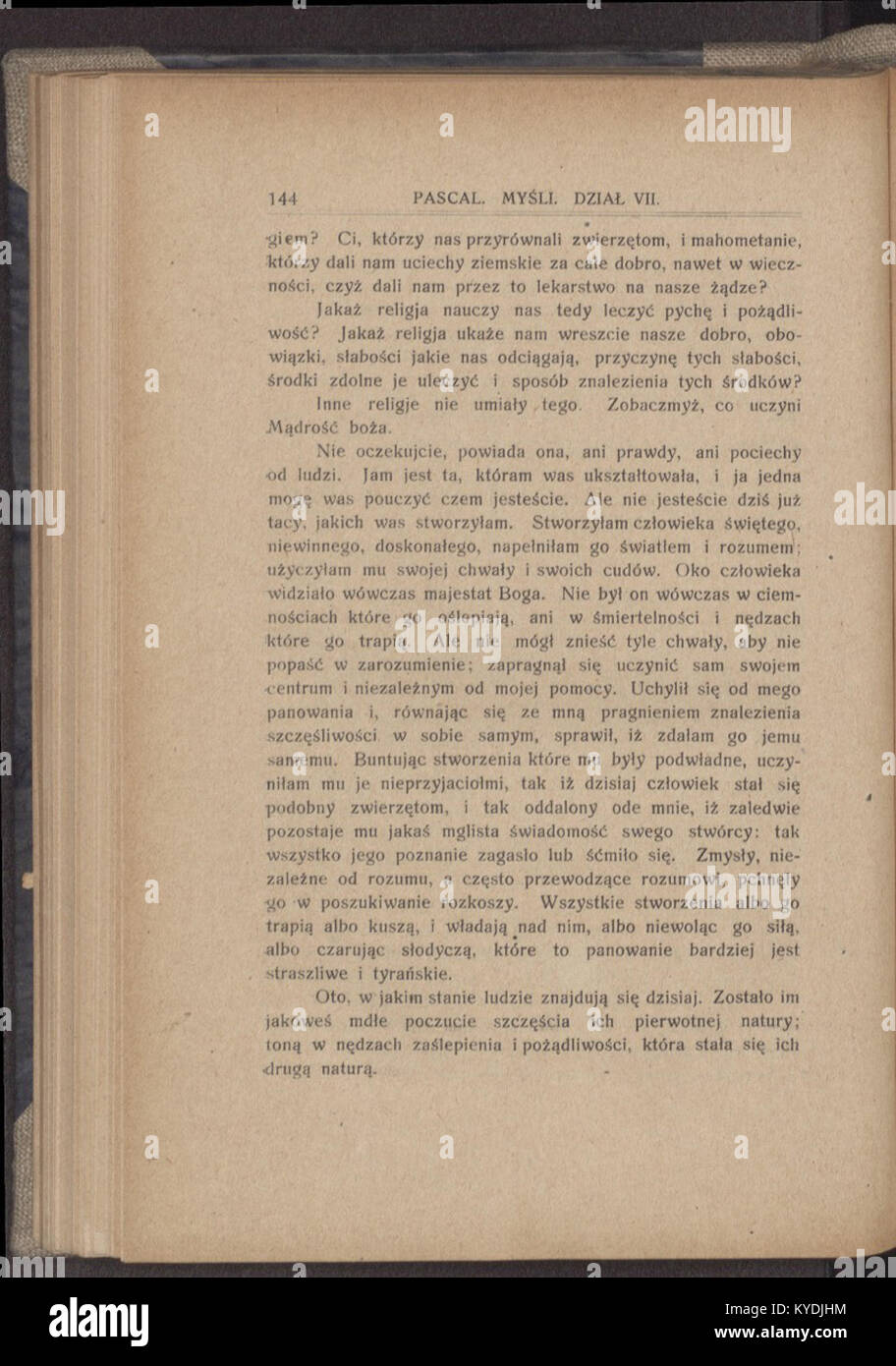 ‘Mysli’ by Blaise Pascal is a collection of philosophical thoughts from ...