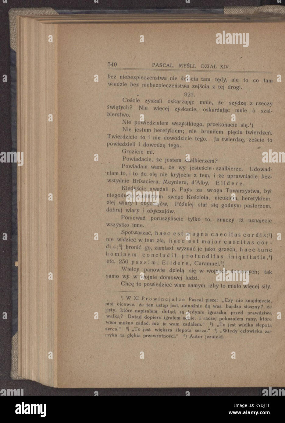 Blaise pascal pensees hi-res stock photography and images - Alamy