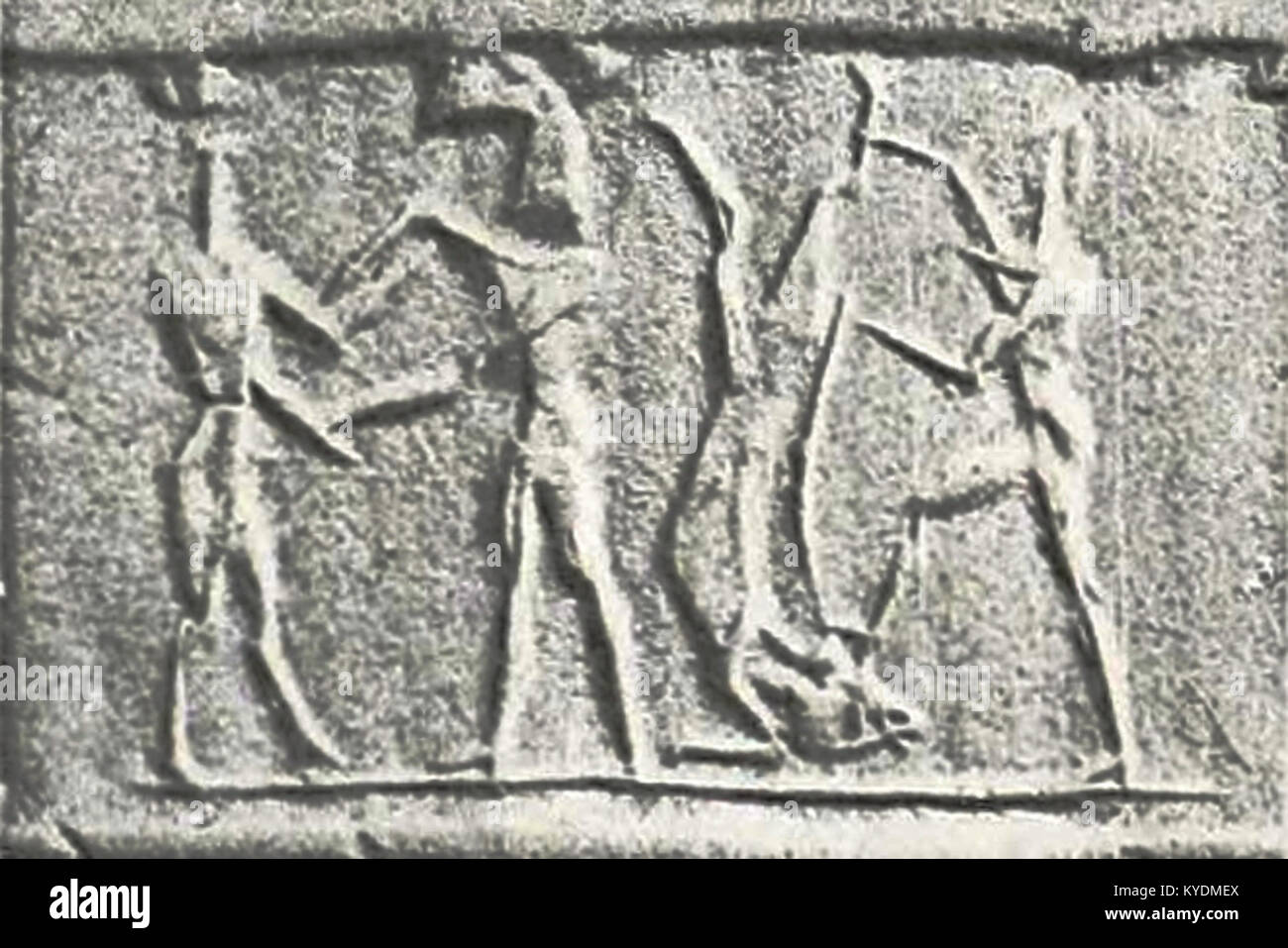 An illustration from the ancient civilizations of Sumer and Akkad ...