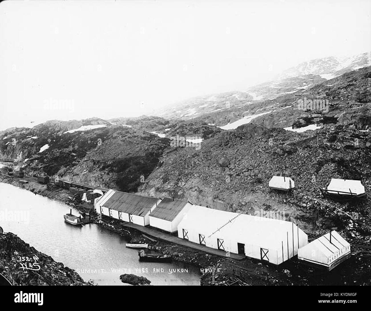Yukon route railroad Black and White Stock Photos & Images - Alamy