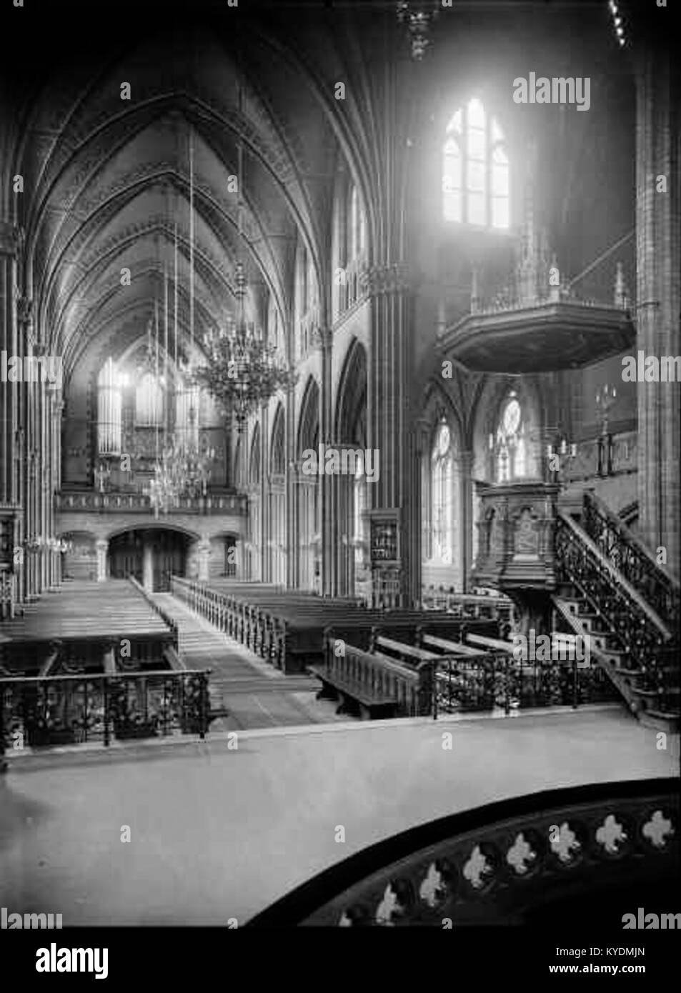 Photograph of Gustav Adolfs kyrka in Sundsvall, Sweden, a historic ...