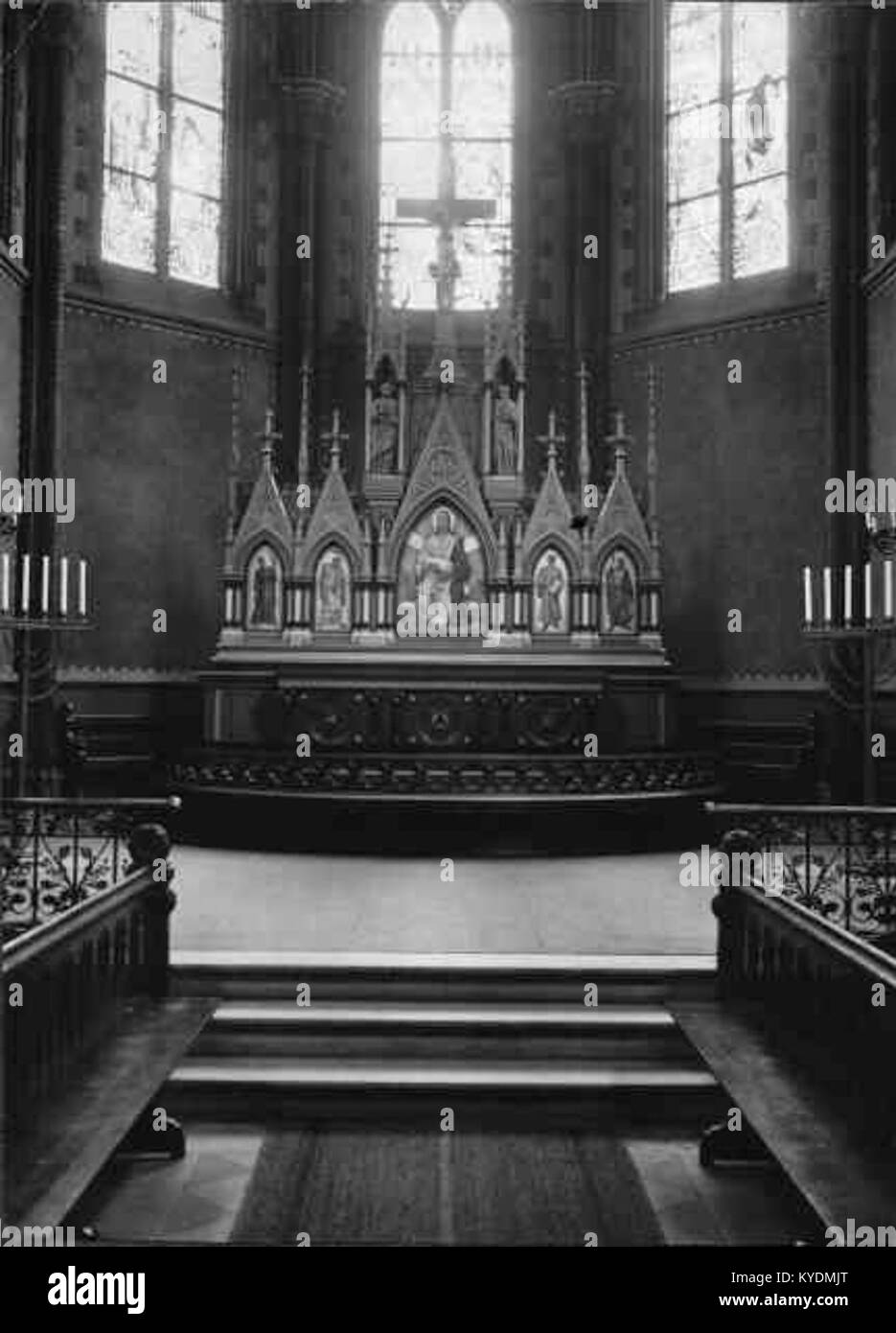 This image shows the Gustav Adolfs Church in Sundsvall, Sweden, an ...