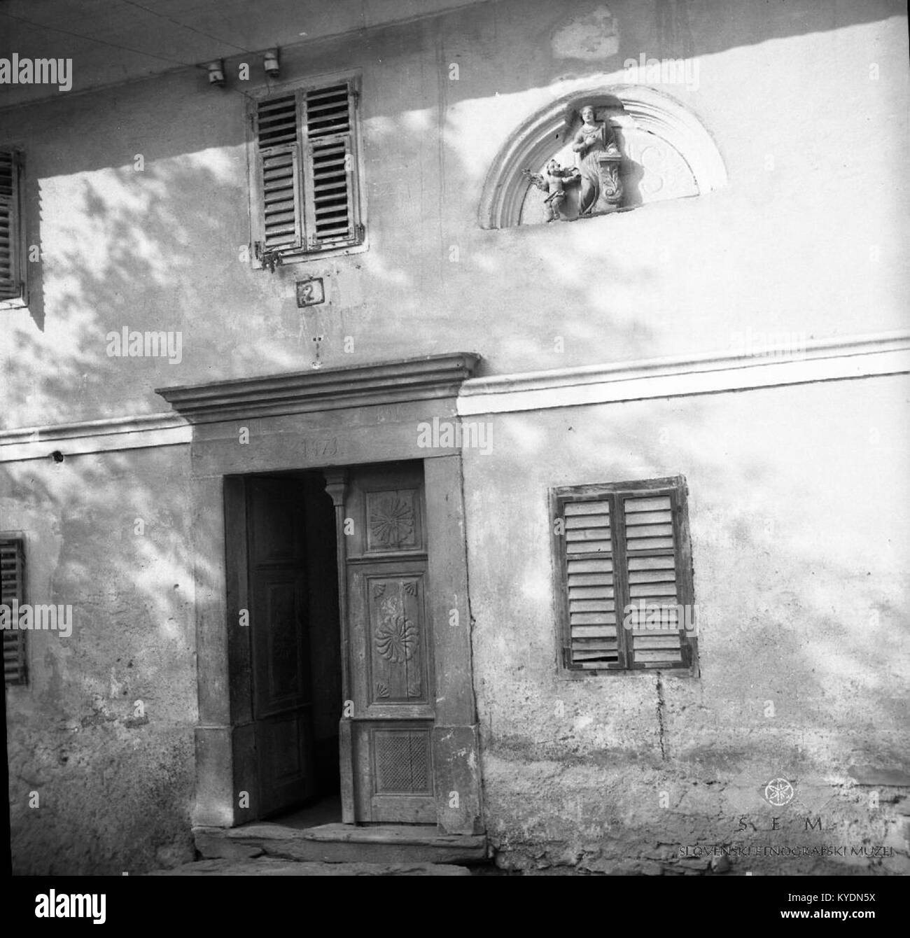 Art wall house in Black and White Stock Photos & Images - Alamy