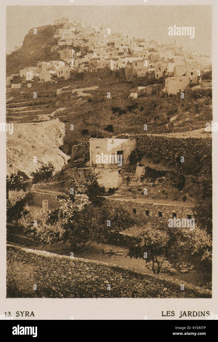 Syra – Les Jardins - Baud-bovy Daniel Boissonnas Frédéric - 1919 Stock ...