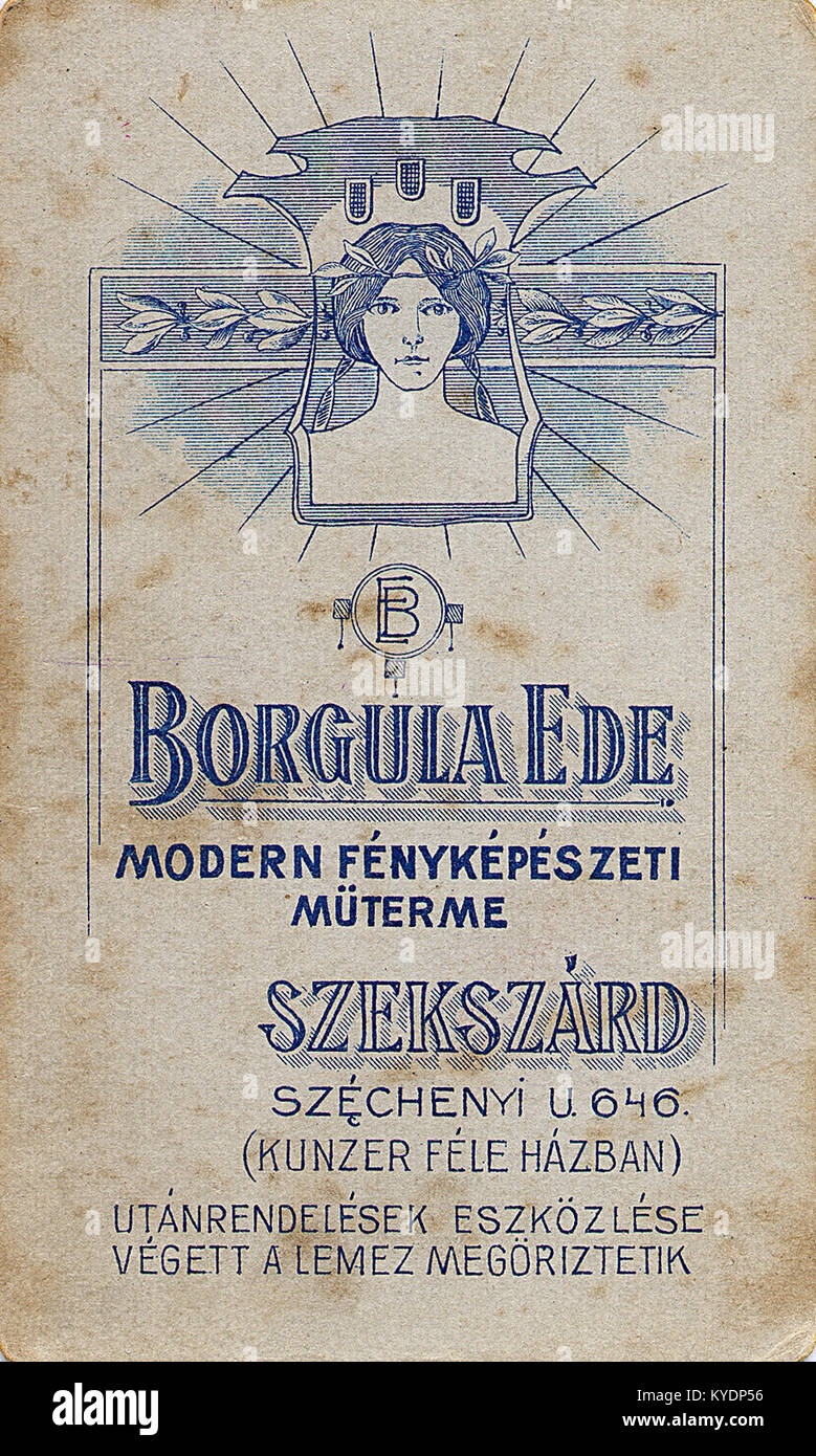 Széchenyi u. 646., Borgula Ede modern fényképészeti műterme. Fortepan ...