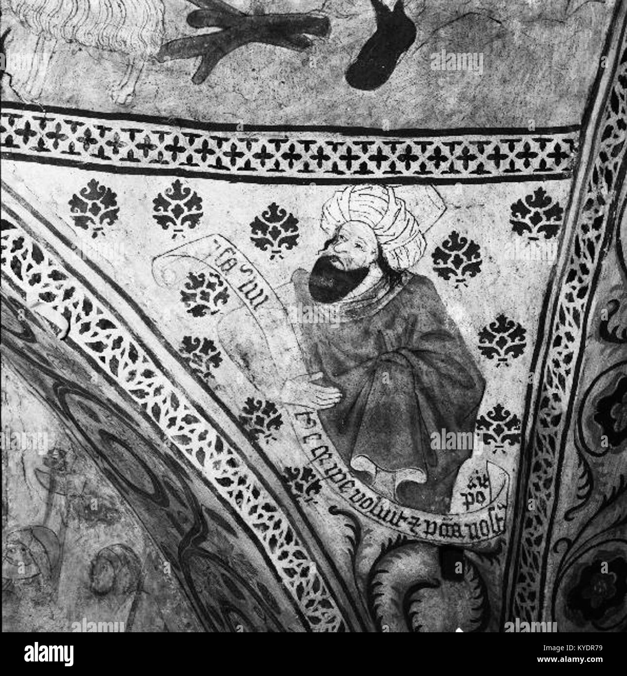 Paintings frescoes Black and White Stock Photos & Images - Alamy