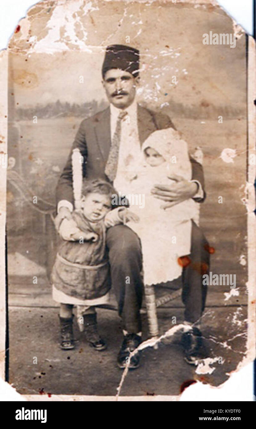 A Turkish Cypriot family migrating to Turkey in 1930. This historical ...