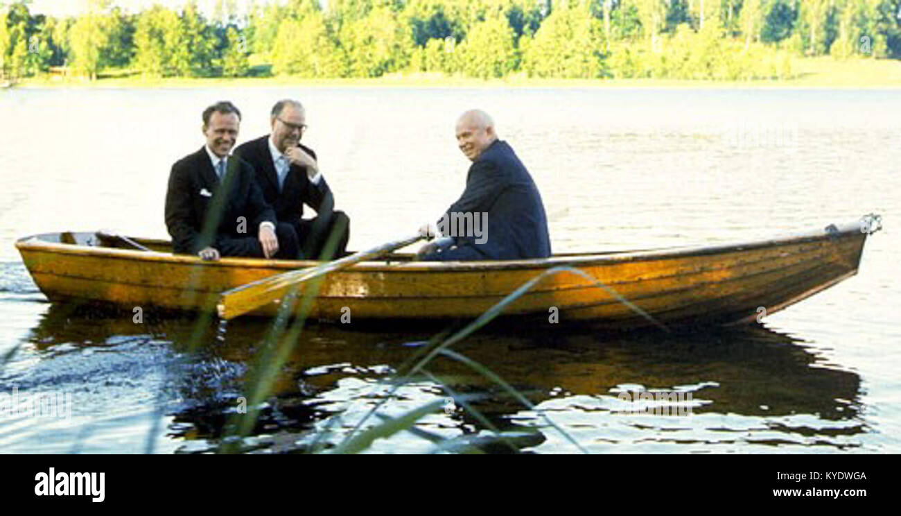 Tage erlander and khrushchev hi-res stock photography and images - Alamy