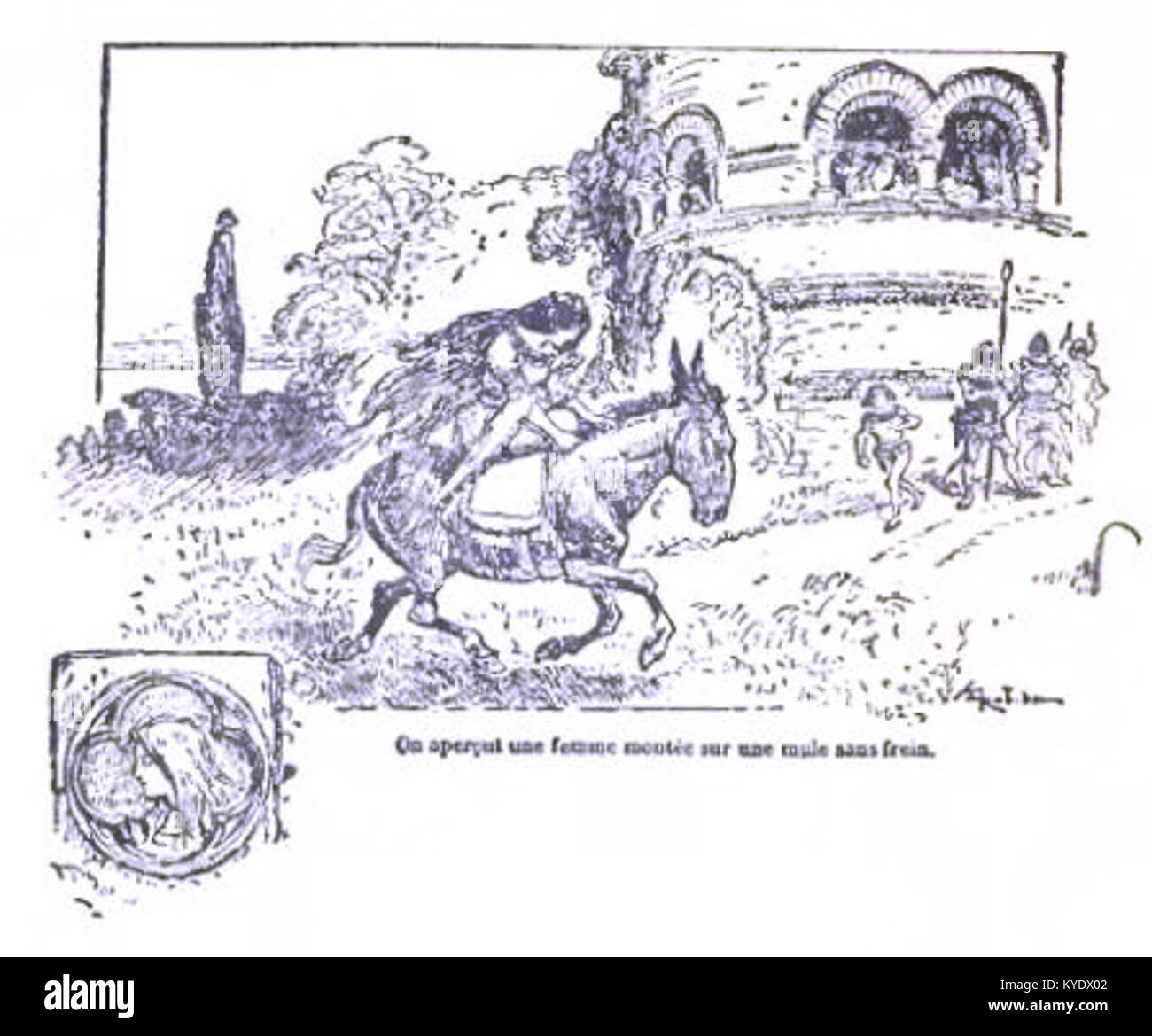 A 1913 edition of Fabliaux et Contes du Moyen Âge, a collection of ...