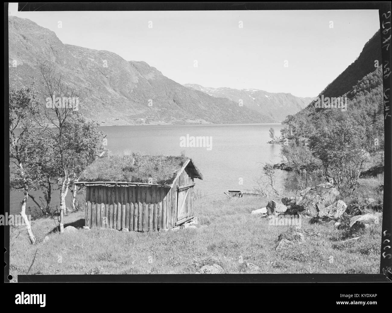 A photograph taken in Telemark, showing the rural landscape of the ...