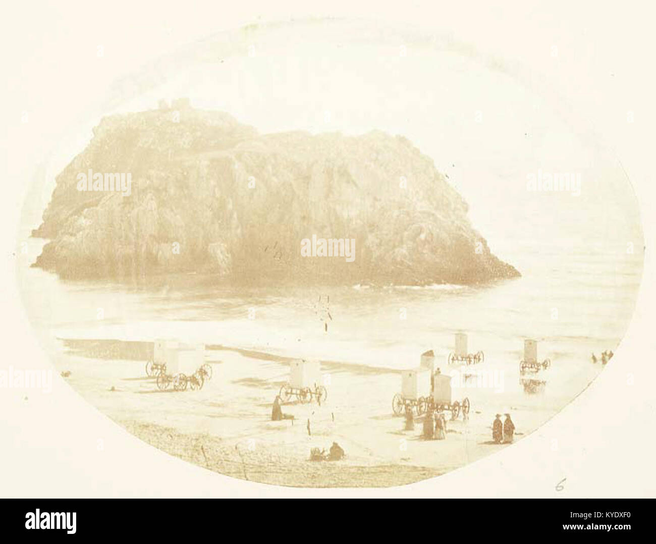 This photograph captures the picturesque town of Tenby, located on the ...