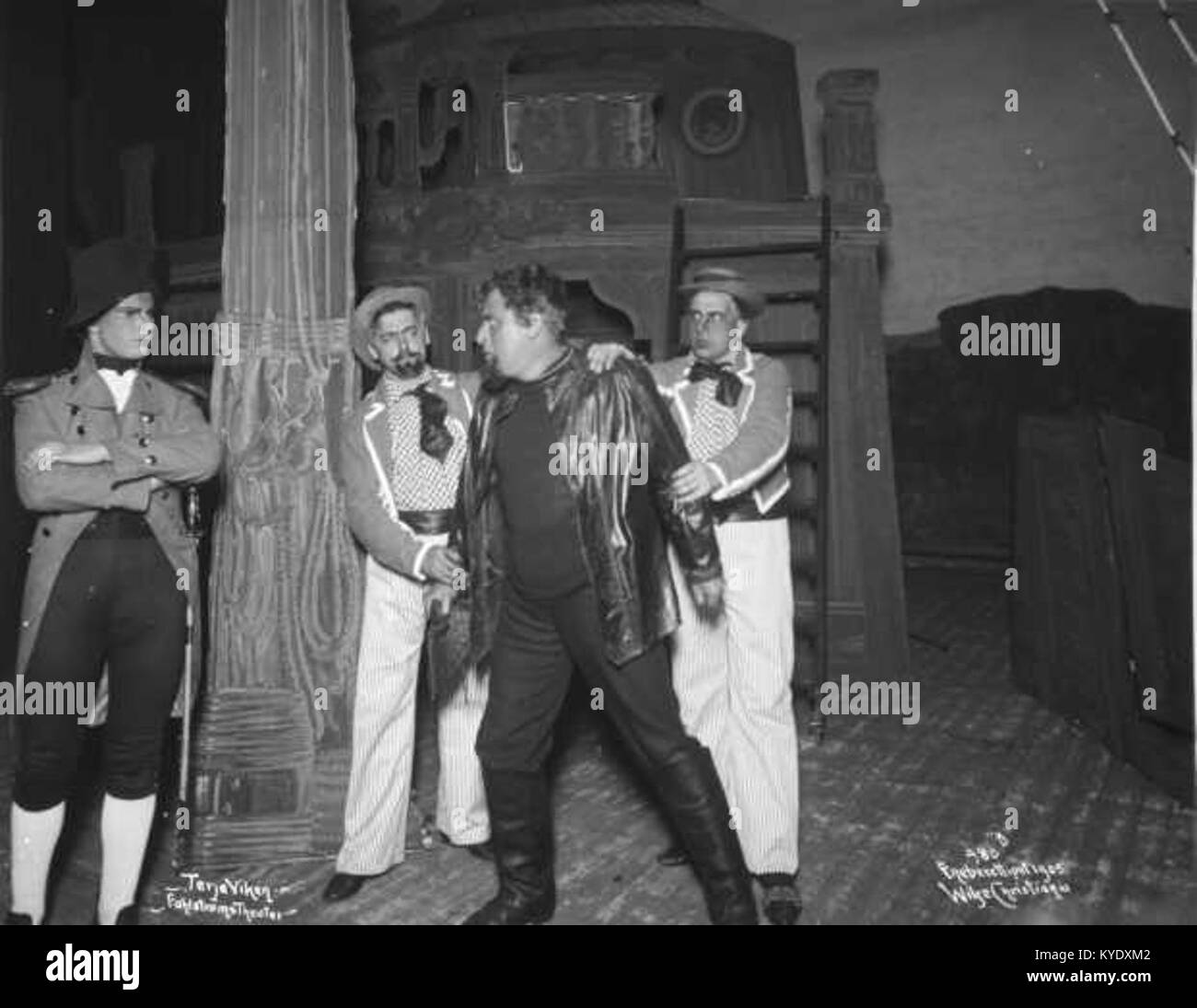 A depiction of Terje Vigen aboard a corvette, based on Henrik Ibsen’s ...