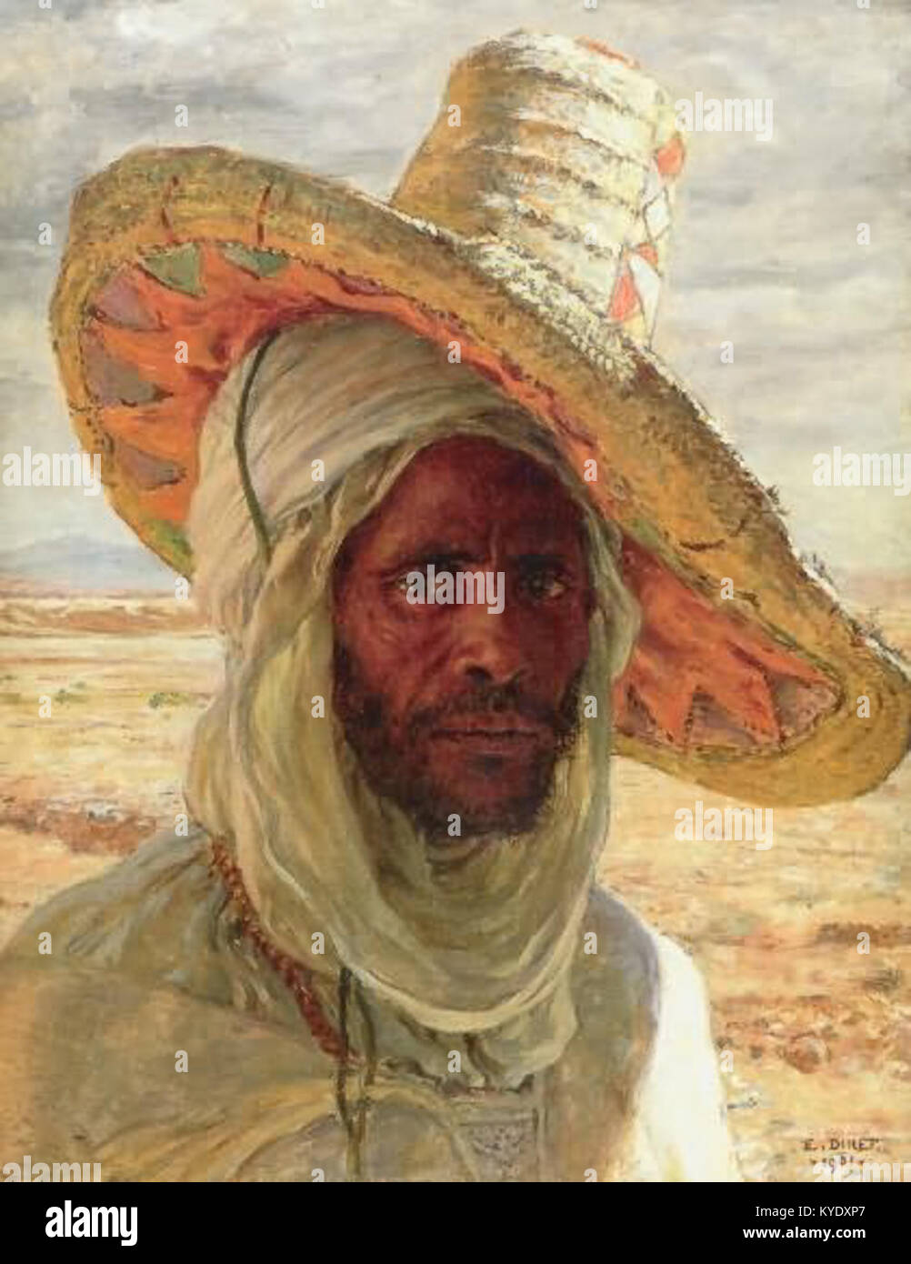 'Tête d'arabe' (Head of an Arab) is a sculpture depicting a stylized ...