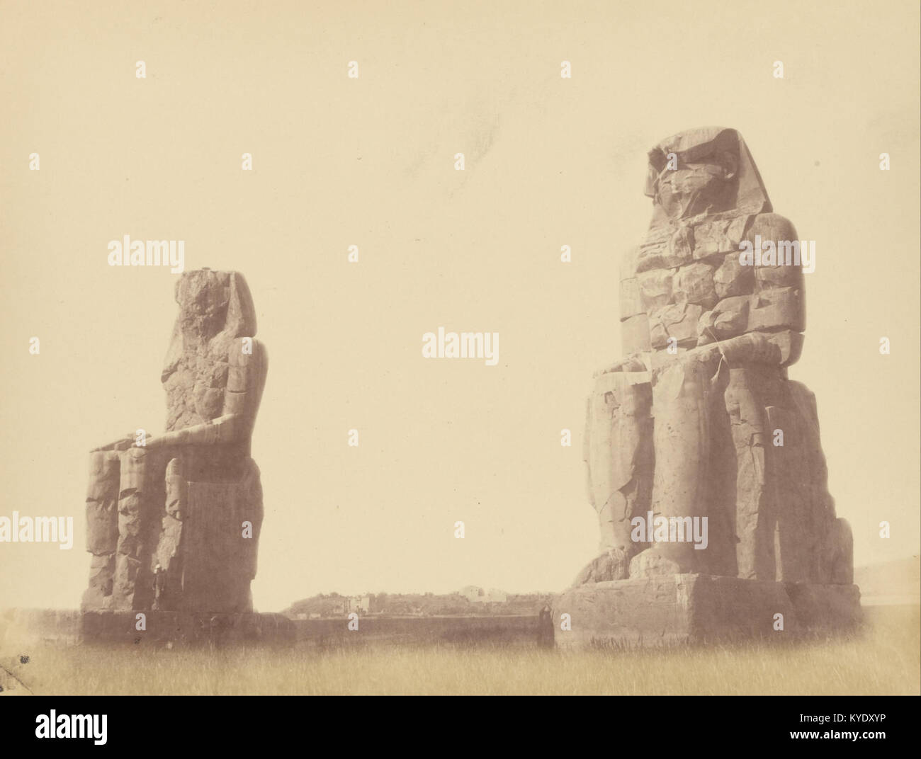 Théodule Devéria (French - (Colossus of Memnon) - Google Art Project ...