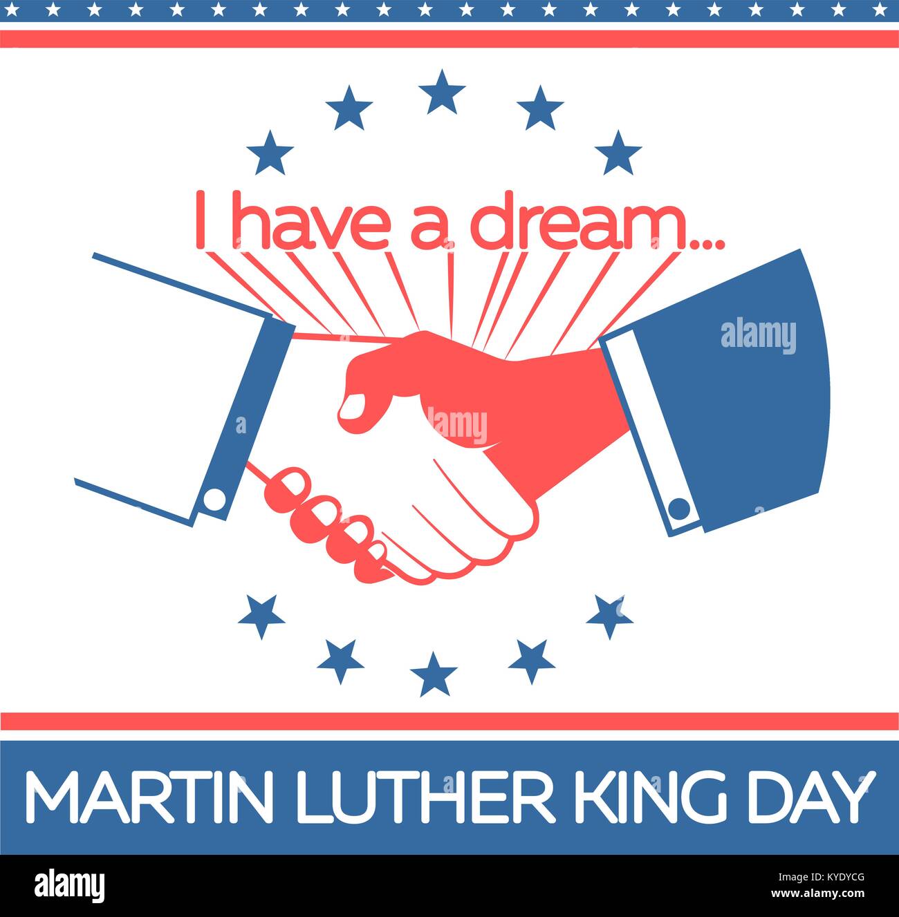 Image of martin luther king Stock Vector Images - Alamy