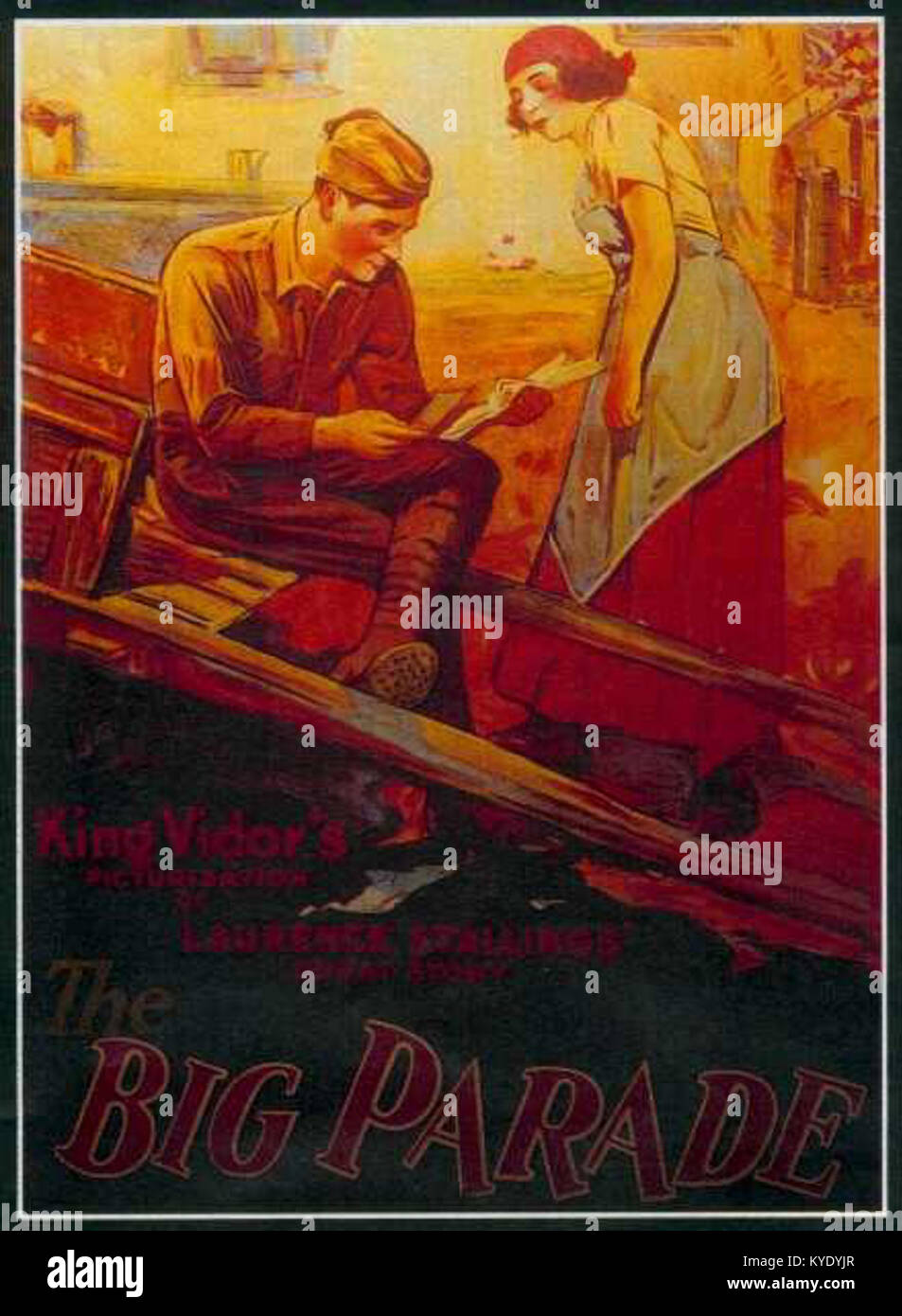 The 1925 poster for 'The Big Parade' features an iconic design ...